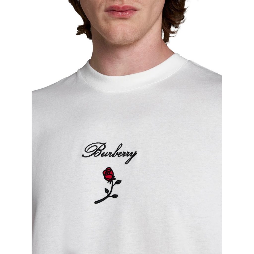 BURBERRY EMBROIDERY ROSE TEE - Hypestages KL & Johor | Streetwear ...