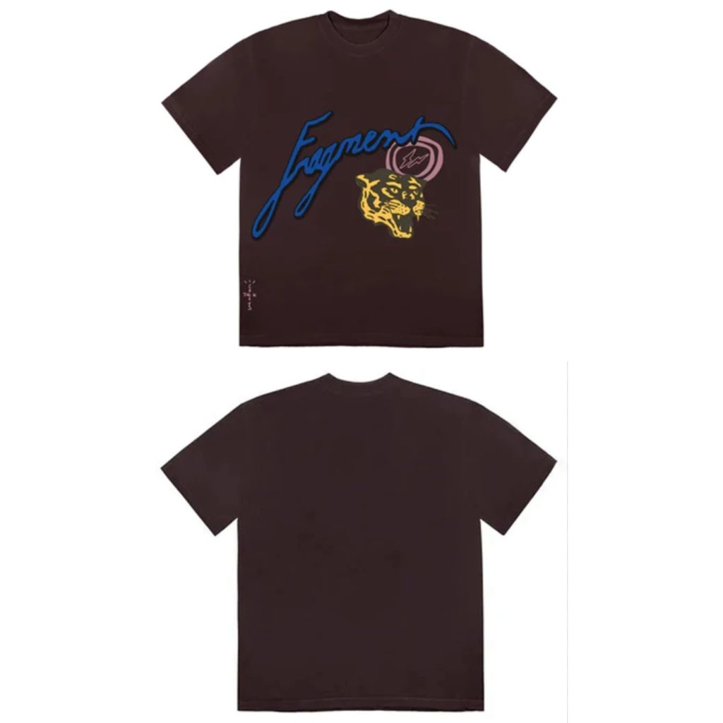 TRAVIS SCOTT X FRAGMENT ICONS BROWN TEE - Hypestages KL & Johor ...
