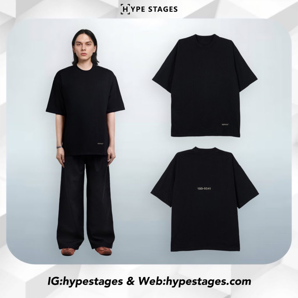REPOSE EMBROIDERED DRAFT LOGO TEE - Hypestages KL & Johor | Streetwear ...